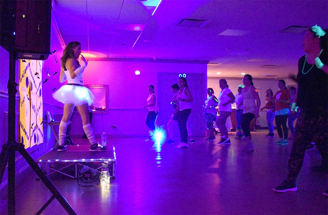 Connecticut Fitness Teacher Gives Fitness Fun a Boost w/Portable Stage ...