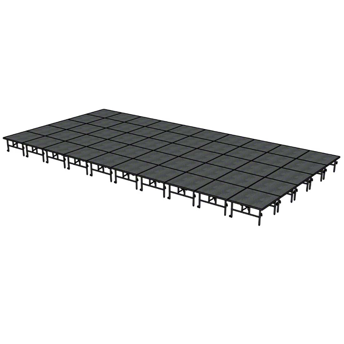Midwest Folding 20'x40' TransFold Portable Stage Kit, 24"-32"H | StageDrop