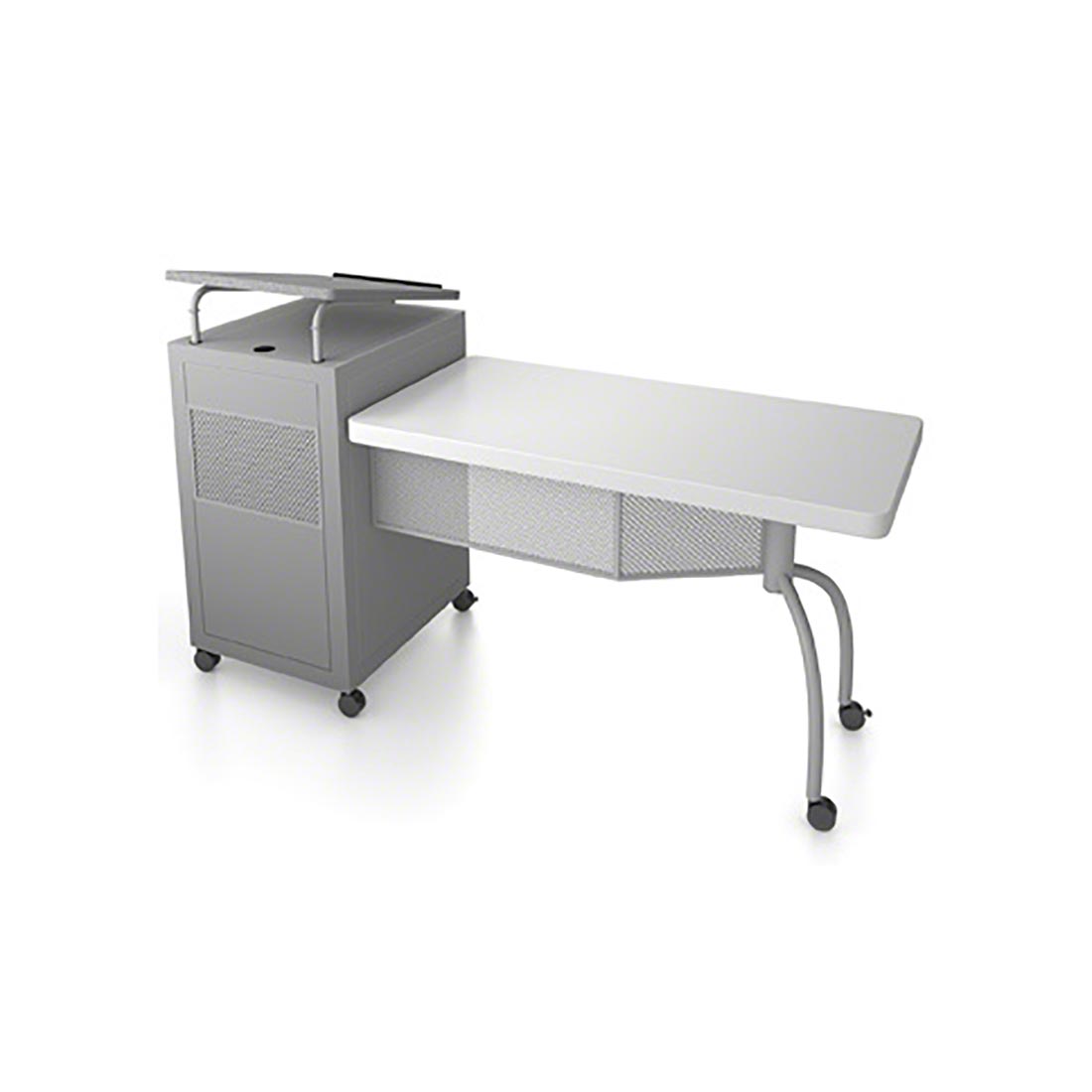 Oklahoma Sound® EDPD Teacher's Desk & Lectern Combo | StageDrop