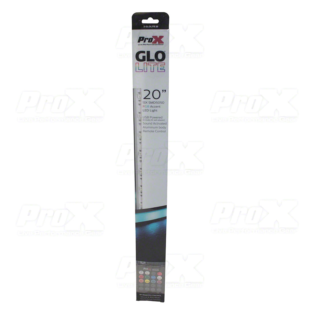 Xstatic Pro Glo Lite 20" RGB Accent LED Light Fixture | StageDrop