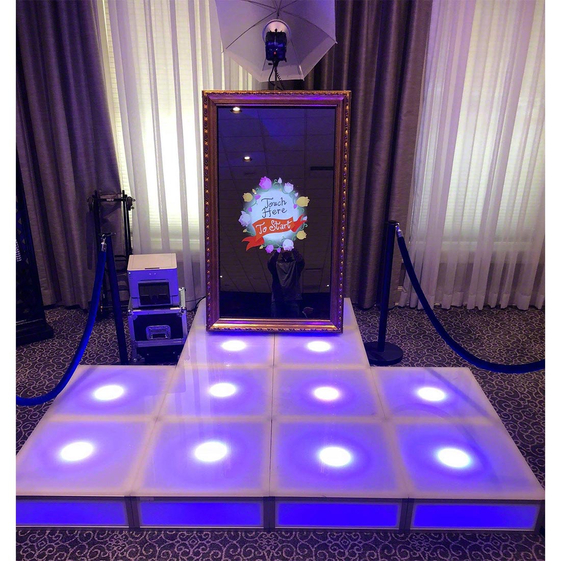 Lumo Acrylic Side Panels for 8"H Stage Stage XSA-8SX2 | StageDrop