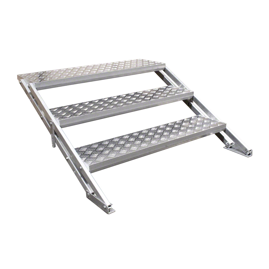 All-Terrain AT4STW3 3-Step Stairs for 24"-48" Stage, Aluminum | StageDrop