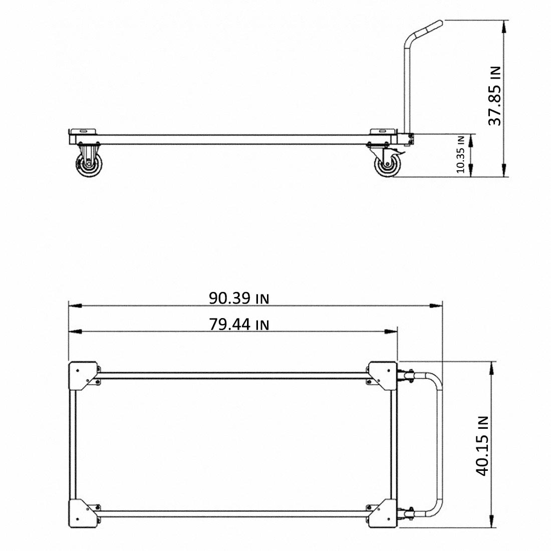 ProFlex PFPTR Stage Platform Storage Trolley | StageDrop