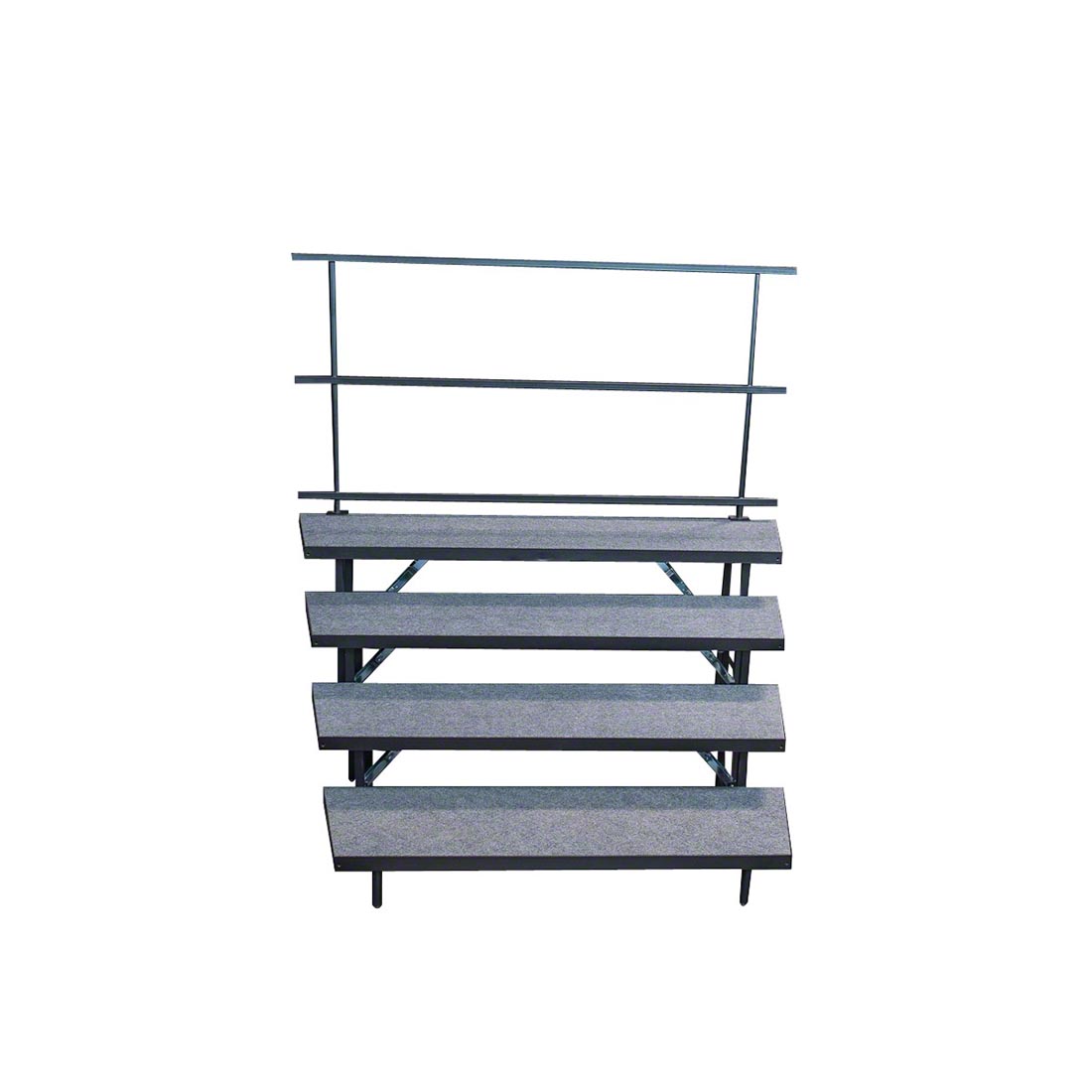 Staging 101 S4WCC/S4WCI 4-Tier Wedge Choral Risers | StageDrop