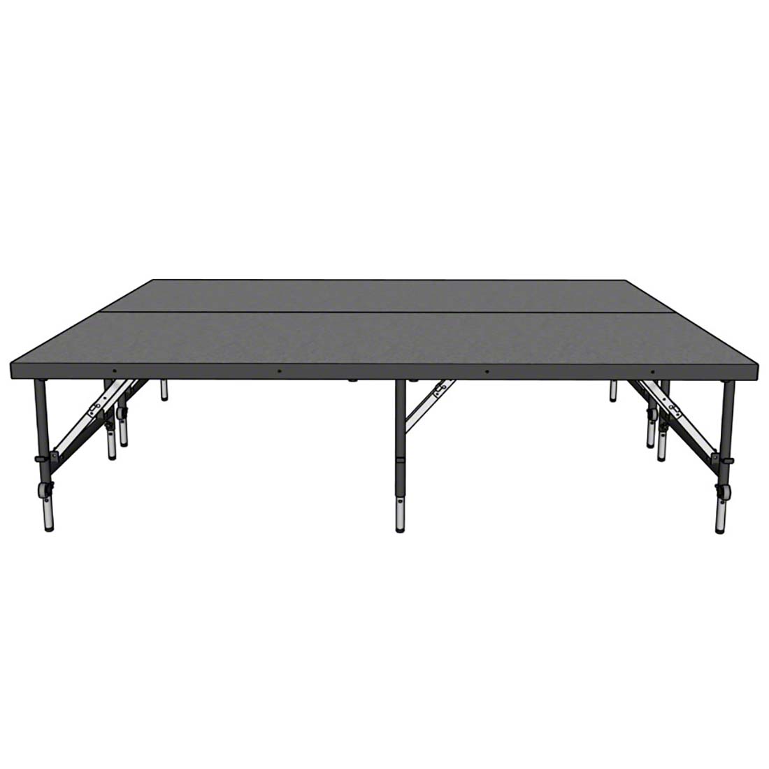 Staging 101 8'x8' Portable Stage 24"-32"H | StageDrop