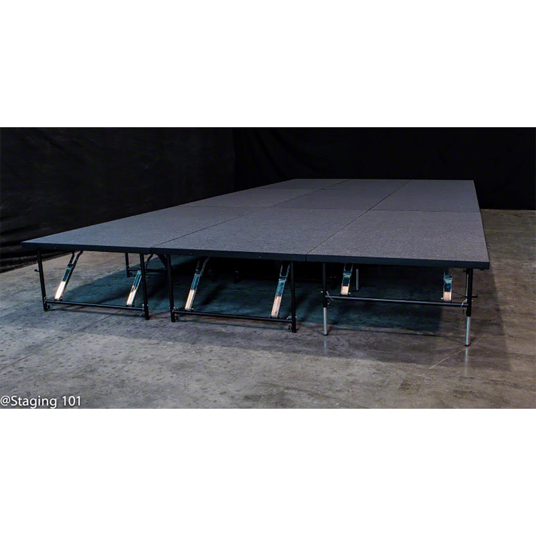 Staging 101 STAGE28816 12'x24' Portable Stage 16"-24"H | StageDrop